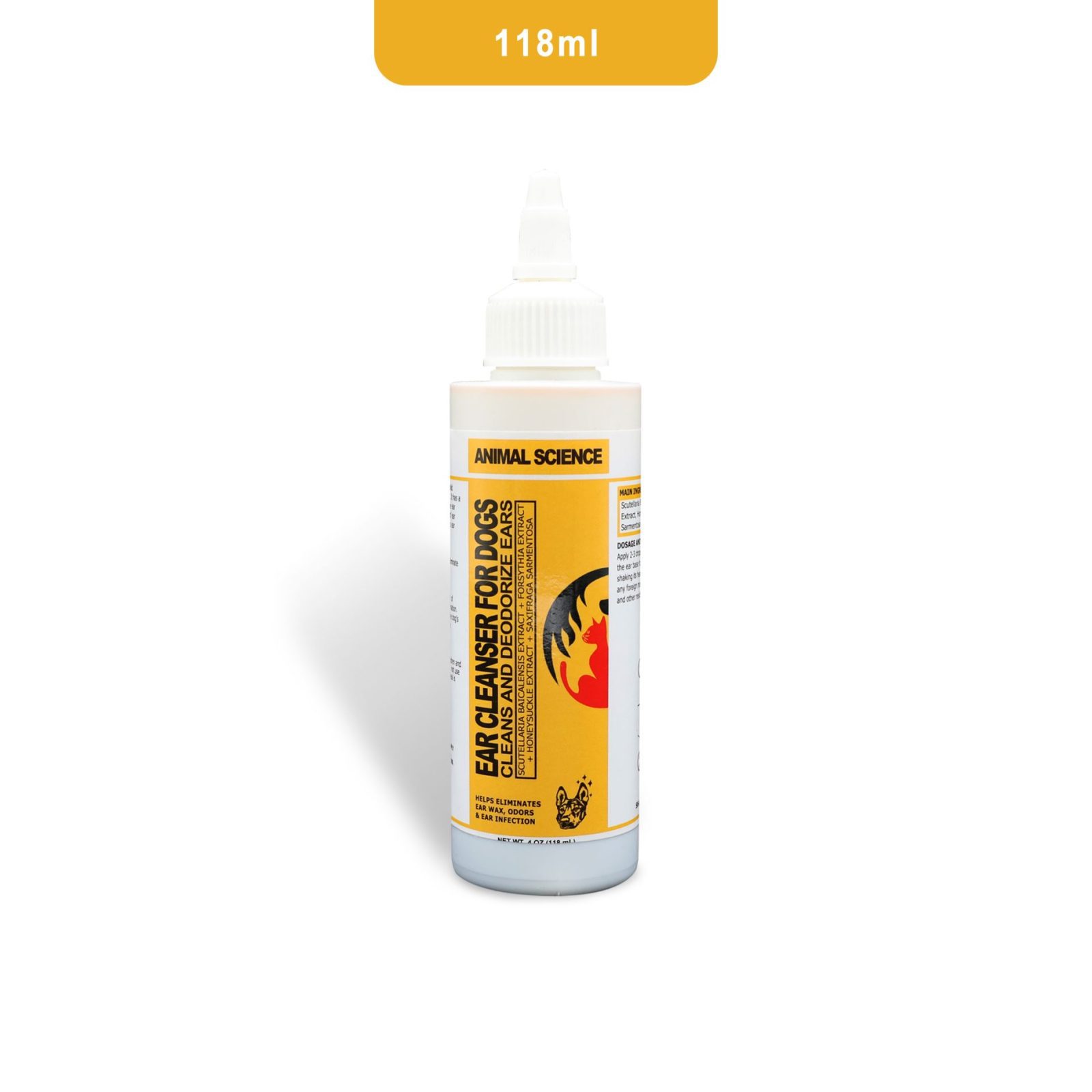 ANIMAL SCIENCE Ear Cleanser for Dogs - Animal Science PH